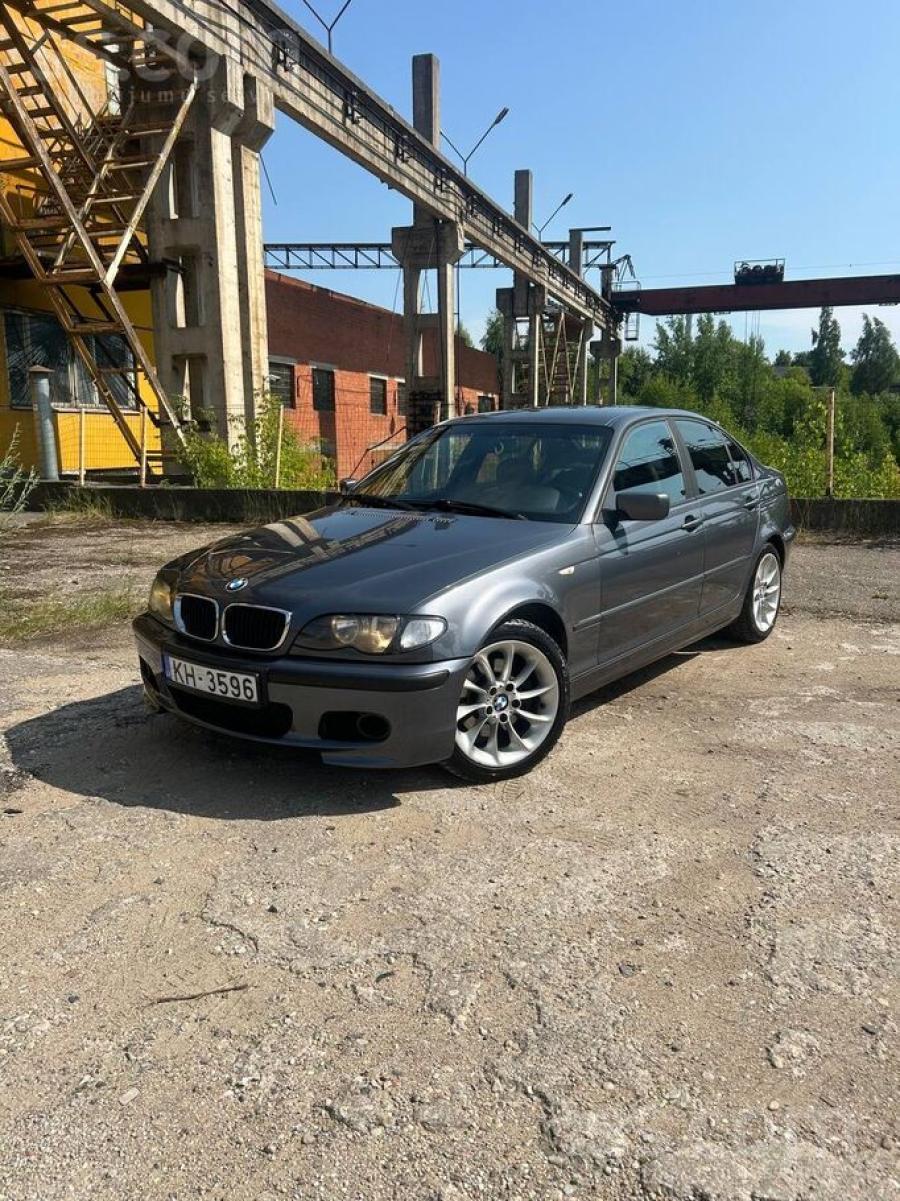 Grey BMW 320 2003 in Daugavpils, with an engine capacity of 2.00 L and mileage of 354 thousand km for 2500 €, photo 1 on AUTOMOTO.COM.LV
