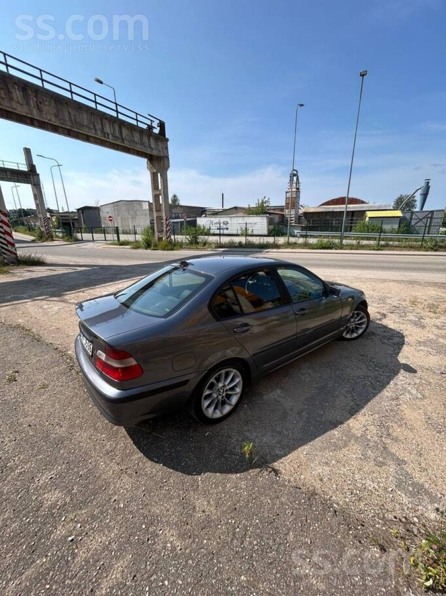 Grey BMW 320 2003 in Daugavpils, with an engine capacity of 2.00 L and mileage of 354 thousand km for 2500 €, photo 5 on AUTOMOTO.COM.LV