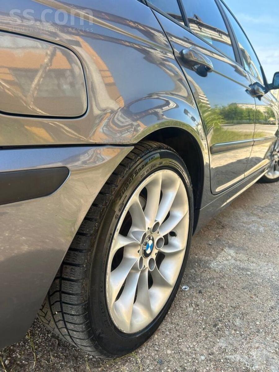 Grey BMW 320 2003 in Daugavpils, with an engine capacity of 2.00 L and mileage of 354 thousand km for 2500 €, photo 6 on AUTOMOTO.COM.LV