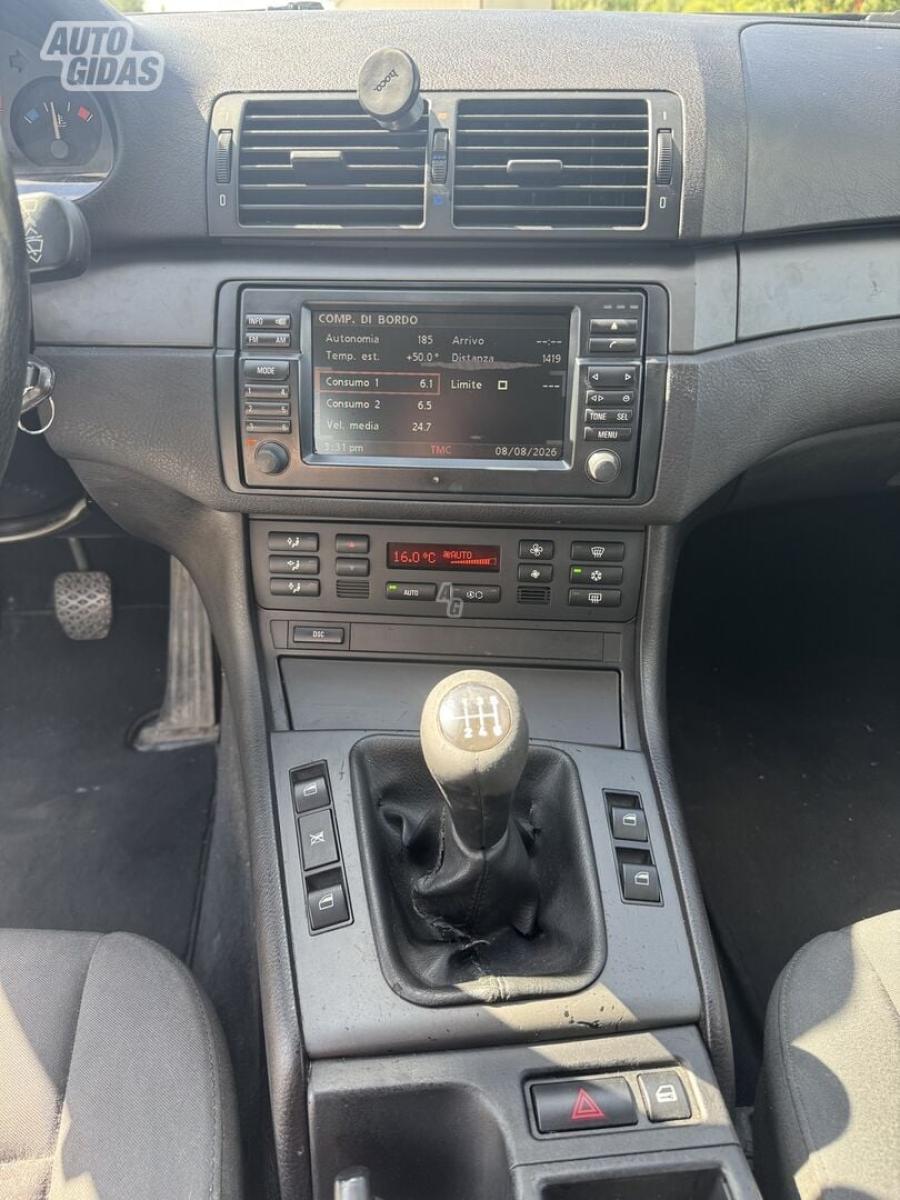 Pelēks BMW 320 2003 Kauņa, ar dzinēja tilpumu 2.00 L un nobraukumu 250 tūkst. km par 1750 €, foto 12 vietnē AUTOMOTO.COM.LV