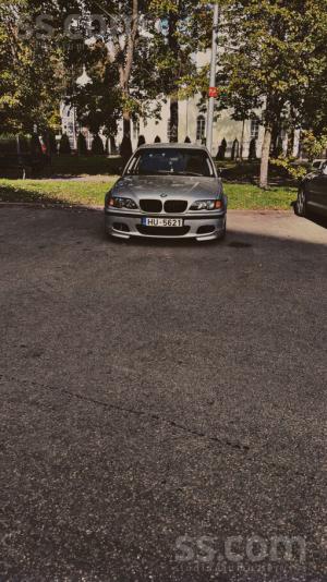 Pelēks BMW 320 2003 Rēzekne, ar dzinēja tilpumu 2.00 L un nobraukumu 420 tūkst. km par 2800 €, foto  vietnē AUTOMOTO.COM.LV