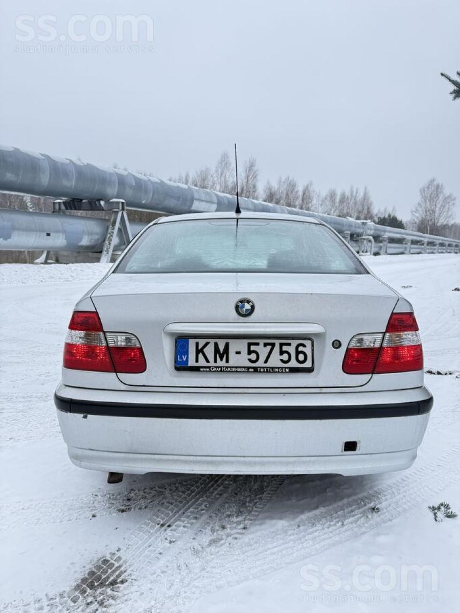 Pelēks BMW 320 2004 Rīga, ar dzinēja tilpumu 2.00 L un nobraukumu 304 tūkst. km par 2500 €, foto 5 vietnē AUTOMOTO.COM.LV