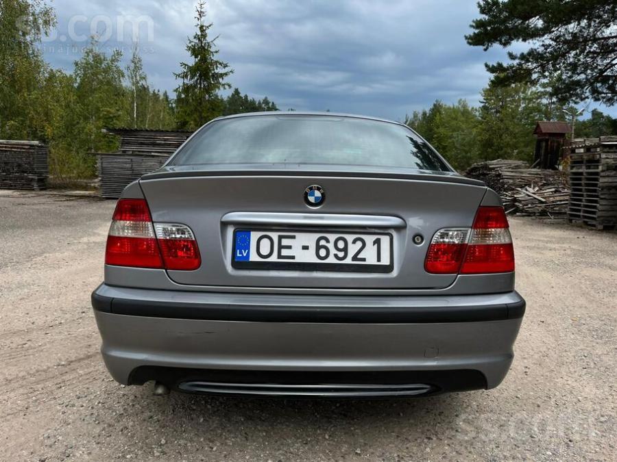 Pelēks BMW 320 2004 Valmiera, ar dzinēja tilpumu 2.00 L un nobraukumu 402 tūkst. km par 1850 €, foto 5 vietnē AUTOMOTO.COM.LV