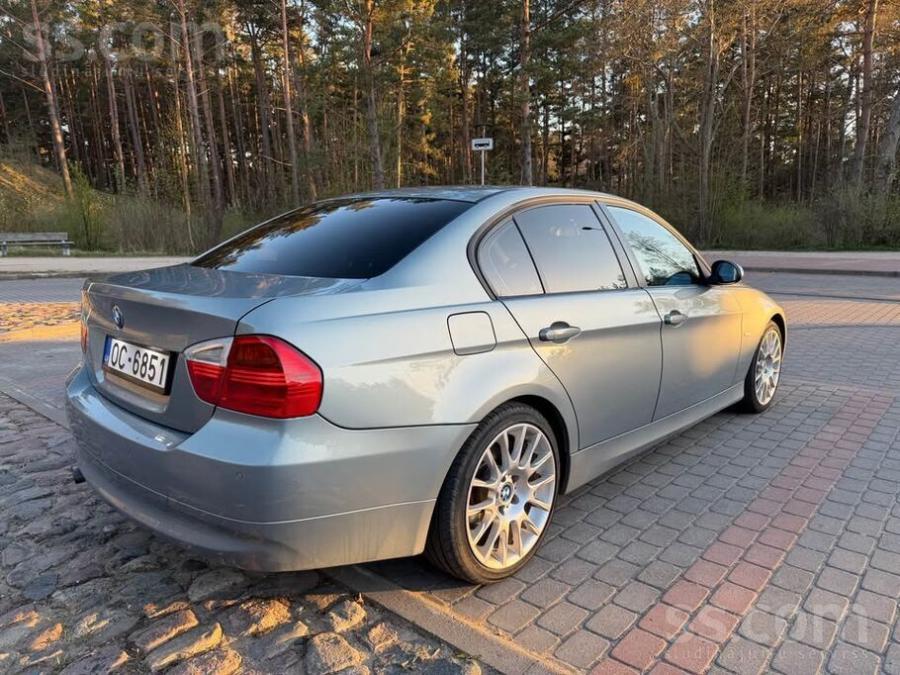 Grey BMW 320 2005 in Ventspils, with an engine capacity of 2.00 L and mileage of 342 thousand km for 3200 €, photo 11 on AUTOMOTO.COM.LV