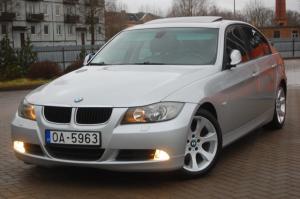 Grey BMW 320 2005 in Riga, with an engine capacity of 2.00 L and mileage of 321 thousand km for 5200 €, photo  on AUTOMOTO.COM.LV