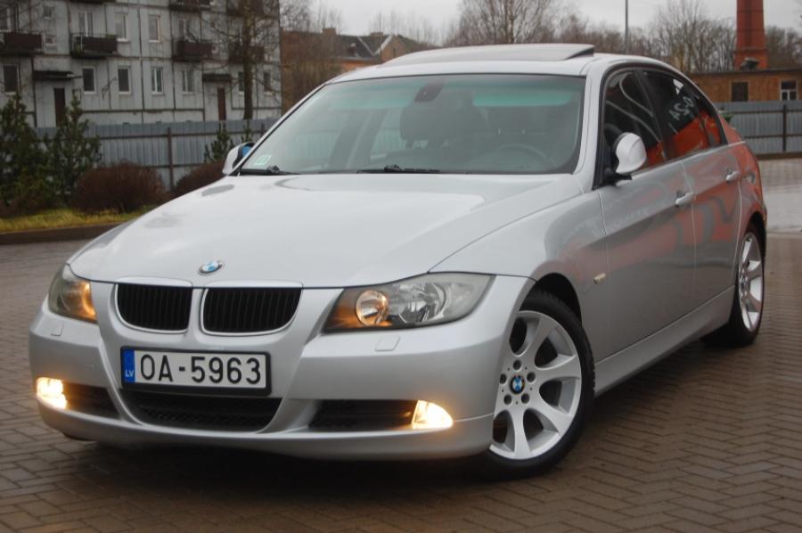 Grey BMW 320 2005 in Riga, with an engine capacity of 2.00 L and mileage of 321 thousand km for 5200 €, photo 1 on AUTOMOTO.COM.LV