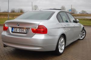 Grey BMW 320 2005 in Riga, with an engine capacity of 2.00 L and mileage of 321 thousand km for 5200 €, photo 7 on AUTOMOTO.COM.LV