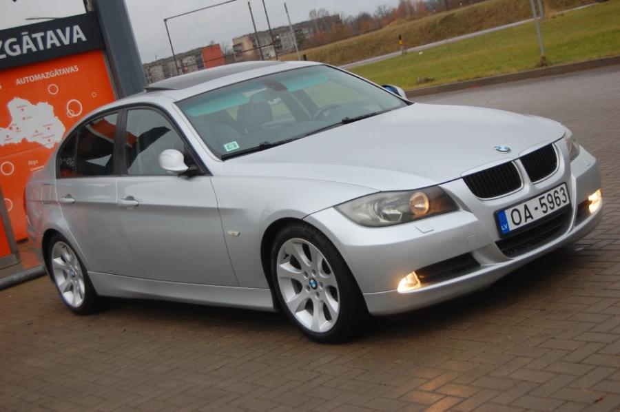 Grey BMW 320 2005 in Riga, with an engine capacity of 2.00 L and mileage of 321 thousand km for 5200 €, photo 12 on AUTOMOTO.COM.LV