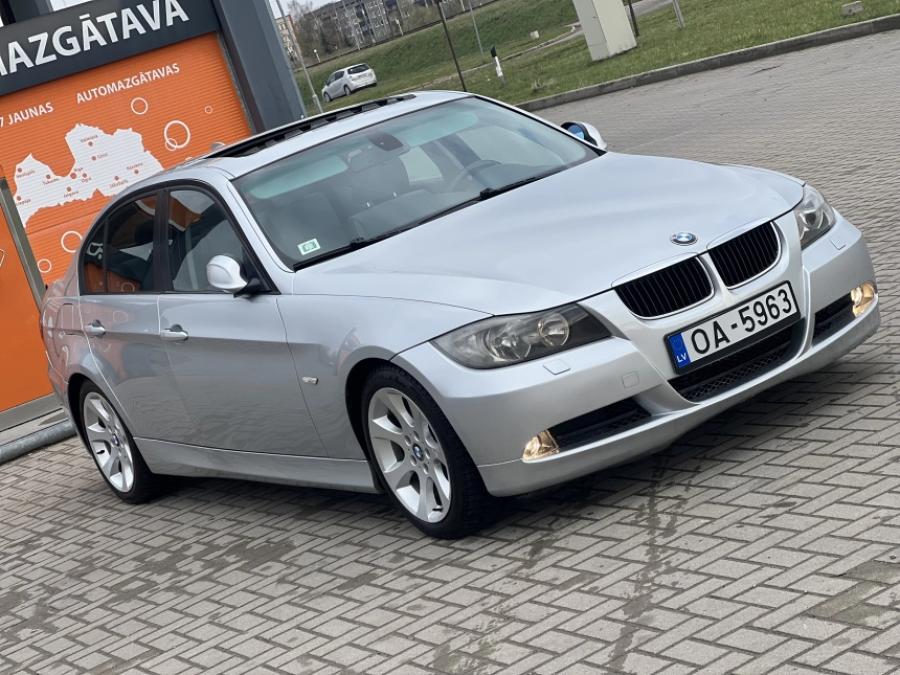 Grey BMW 320 2005 in Riga, with an engine capacity of 2.00 L and mileage of 321 thousand km for 5200 €, photo 46 on AUTOMOTO.COM.LV