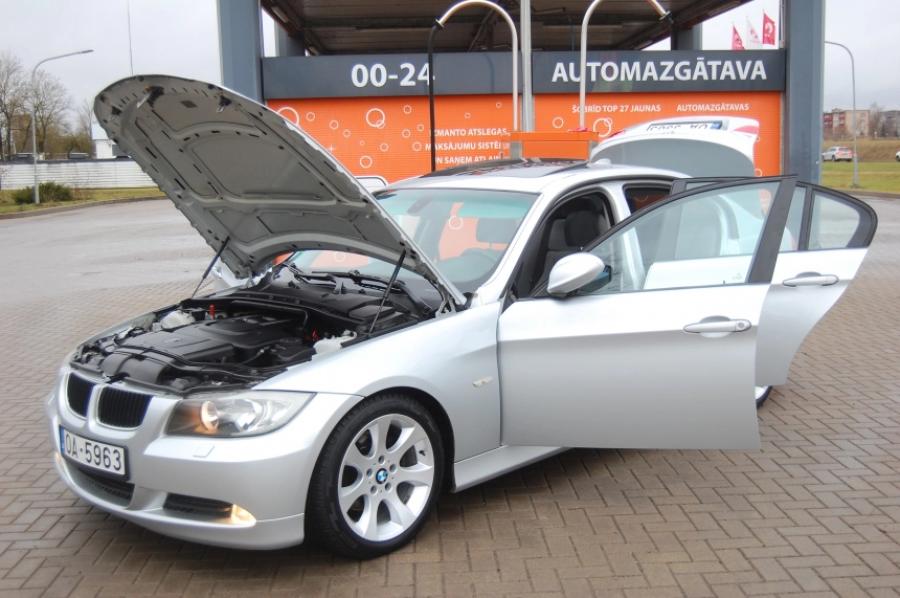 Grey BMW 320 2005 in Riga, with an engine capacity of 2.00 L and mileage of 321 thousand km for 5200 €, photo 55 on AUTOMOTO.COM.LV