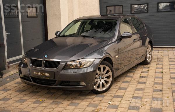 BMW 320 2005 in Riga on AUTOMOTO.COM.LV Grey BMW 320 2005 in Riga, with an engine capacity of 2.00 L and mileage of 380 thousand km for 3350 €, photo 1 on AUTOMOTO.COM.LV