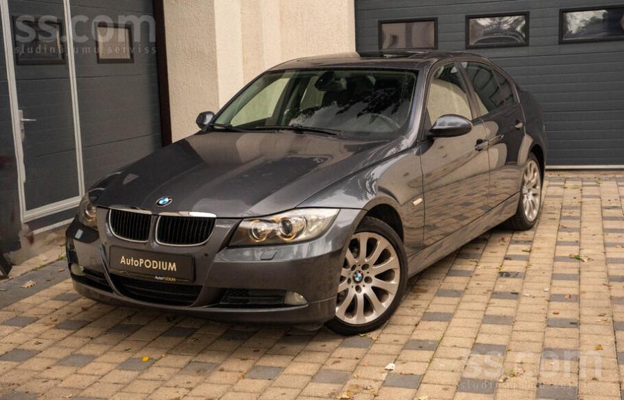 Pelēks BMW 320 2005 Rīga, ar dzinēja tilpumu 2.00 L un nobraukumu 380 tūkst. km par 3350 €, foto 1 vietnē AUTOMOTO.COM.LV