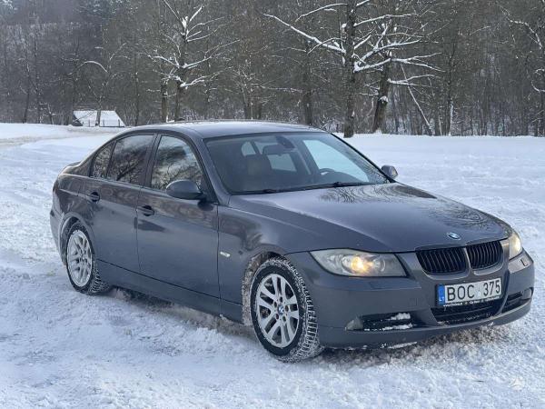 Grey BMW 320 2006 in Vilnius, with an engine capacity of 2.00 L and mileage of 309 thousand km for 3780 €, photo 1 on AUTOMOTO.COM.LV
