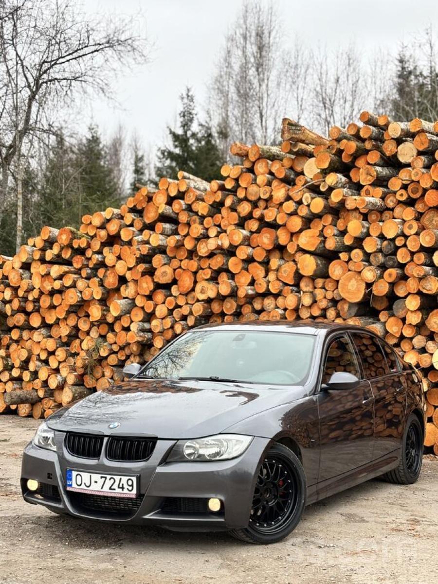 Grey BMW 320 2006 in Valmiera, with an engine capacity of 2.00 L and mileage of 302 thousand km for 4700 €, photo 3 on AUTOMOTO.COM.LV
