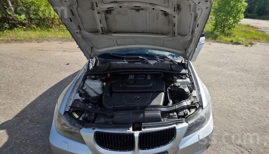 Pelēks BMW 320 2006 Jūrmala, ar dzinēja tilpumu 2.00 L un nobraukumu 307 tūkst. km par 5000 €, foto 9 vietnē AUTOMOTO.COM.LV