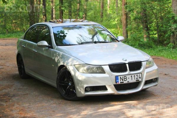 Grey BMW 320 2006 in Jurmala, with an engine capacity of 2.00 L and mileage of 302 thousand km for 4500 €, photo 1 on AUTOMOTO.COM.LV