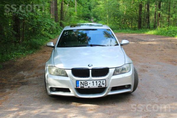 Grey BMW 320 2006 in Jurmala, with an engine capacity of 2.00 L and mileage of 302 thousand km for 4500 €, photo 2 on AUTOMOTO.COM.LV