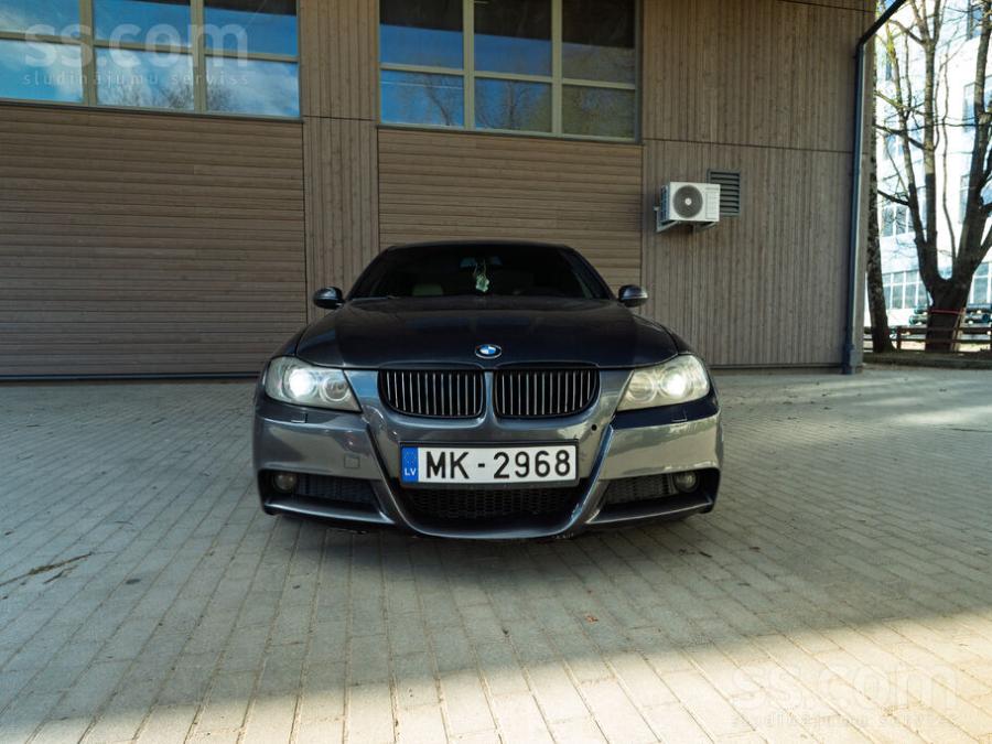 Grey BMW 320 2006 in Jelgava, with an engine capacity of 2.00 L and mileage of 350 thousand km for 4950 €, photo 5 on AUTOMOTO.COM.LV