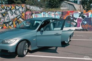 Grey BMW 320 2006 in Klaipeda, with an engine capacity of 2.00 L and mileage of 275 thousand km for 3050 €, photo 7 on AUTOMOTO.COM.LV