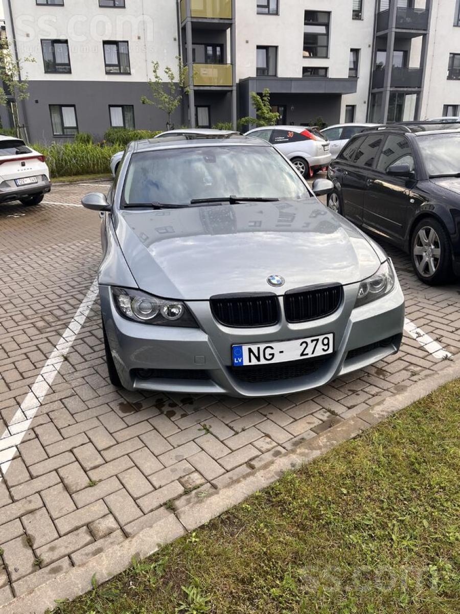 Grey BMW 320 2006 in Riga, with an engine capacity of 2.00 L and mileage of 430 thousand km for 4250 €, photo 1 on AUTOMOTO.COM.LV