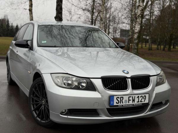 Grey BMW 320 2007 in Rokiskis, with an engine capacity of 2.00 L and mileage of 236 thousand km for 3450 €, photo 1 on AUTOMOTO.COM.LV
