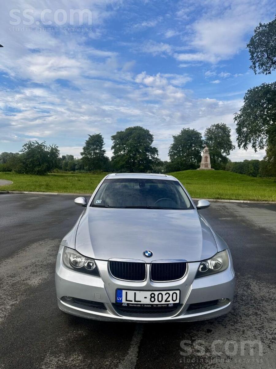 Grey BMW 320 2007 in Riga, with an engine capacity of 2.00 L and mileage of 291 thousand km for 3800 €, photo 1 on AUTOMOTO.COM.LV