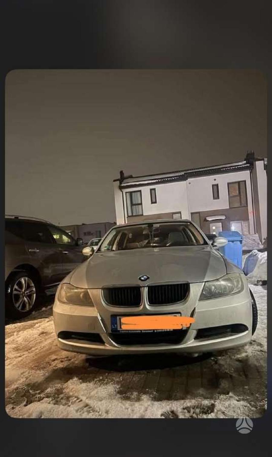 Grey BMW 320 2007 in Kaunas, with an engine capacity of 2.00 L and mileage of 400 thousand km for 2400 €, photo 4 on AUTOMOTO.COM.LV