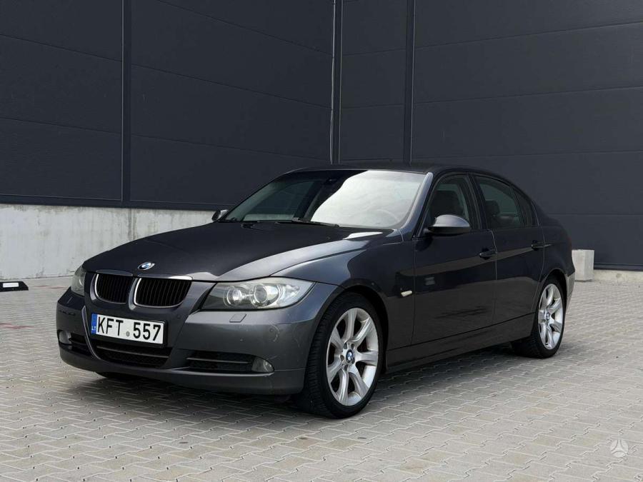 Pelēks BMW 320 2007 Viļņa, ar dzinēja tilpumu 2.00 L un nobraukumu 407 tūkst. km par 4700 €, foto 1 vietnē AUTOMOTO.COM.LV