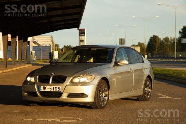Grey BMW 320 2007 in Riga, with an engine capacity of 2.00 L and mileage of 294 thousand km for 3500 €, photo 1 on AUTOMOTO.COM.LV