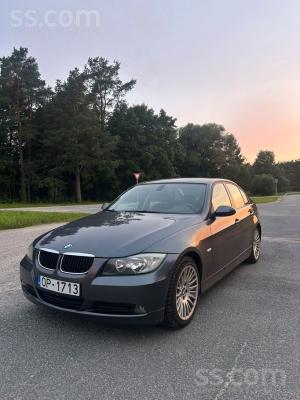 Grey BMW 320 2007 in Riga, with an engine capacity of 2.00 L and mileage of 299 thousand km for 4900 €, photo  on AUTOMOTO.COM.LV