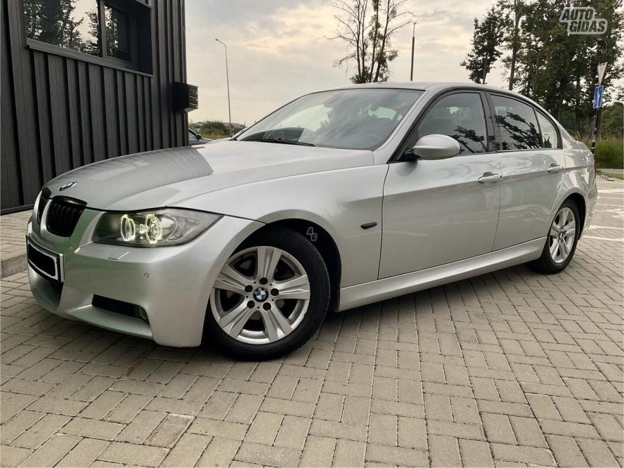 Grey BMW 320 2007 in Kaunas, with an engine capacity of 2.00 L and mileage of 289 thousand km for 4850 €, photo 1 on AUTOMOTO.COM.LV