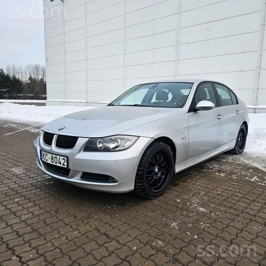 Grey BMW 320 2008 in Riga, with an engine capacity of 2.00 L and mileage of 0 thousand km for 4250 €, photo 1 on AUTOMOTO.COM.LV