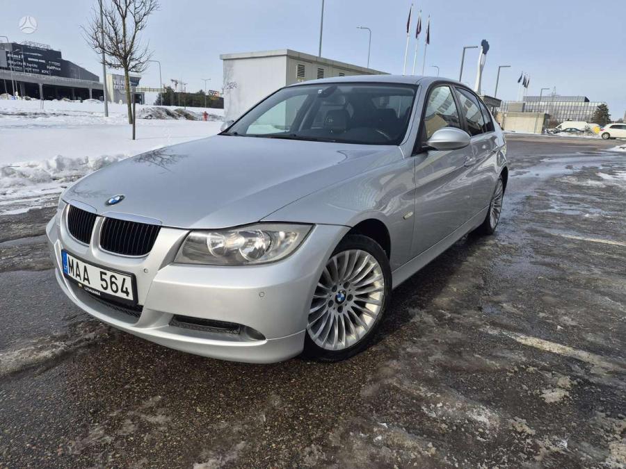 Grey BMW 320 2008 in Vilnius, with an engine capacity of 2.00 L and mileage of 255 thousand km for 3500 €, photo 7 on AUTOMOTO.COM.LV