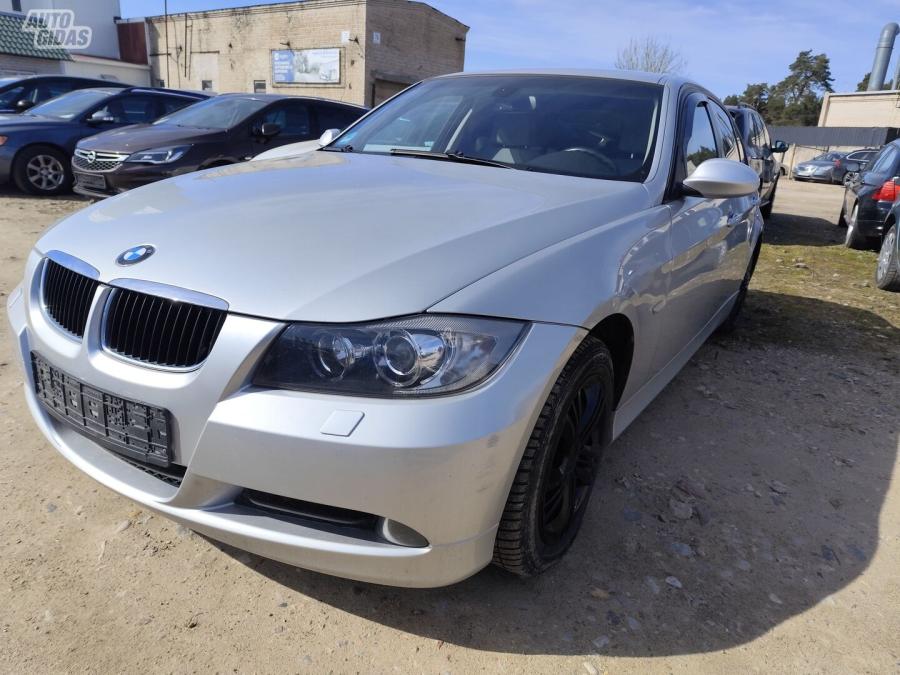 Grey BMW 320 2008 in Utena, with an engine capacity of 2.00 L and mileage of 220 thousand km for 1990 €, photo 1 on AUTOMOTO.COM.LV