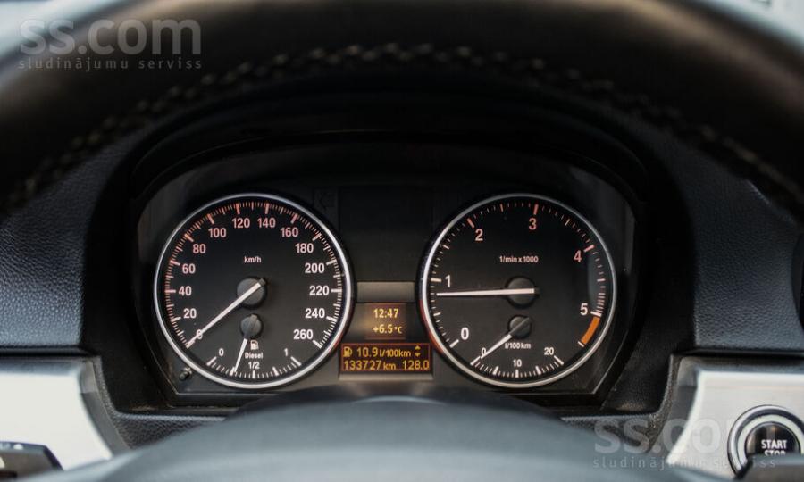 Grey BMW 320 2010 in Riga, with an engine capacity of 2.00 L and mileage of 134 thousand km for 8490 €, photo 19 on AUTOMOTO.COM.LV