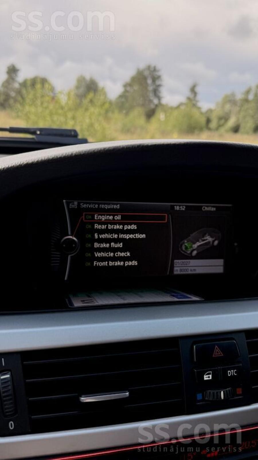 Grey BMW 320 2010 in Riga, with an engine capacity of 2.00 L and mileage of 316 thousand km for 5900 €, photo 20 on AUTOMOTO.COM.LV