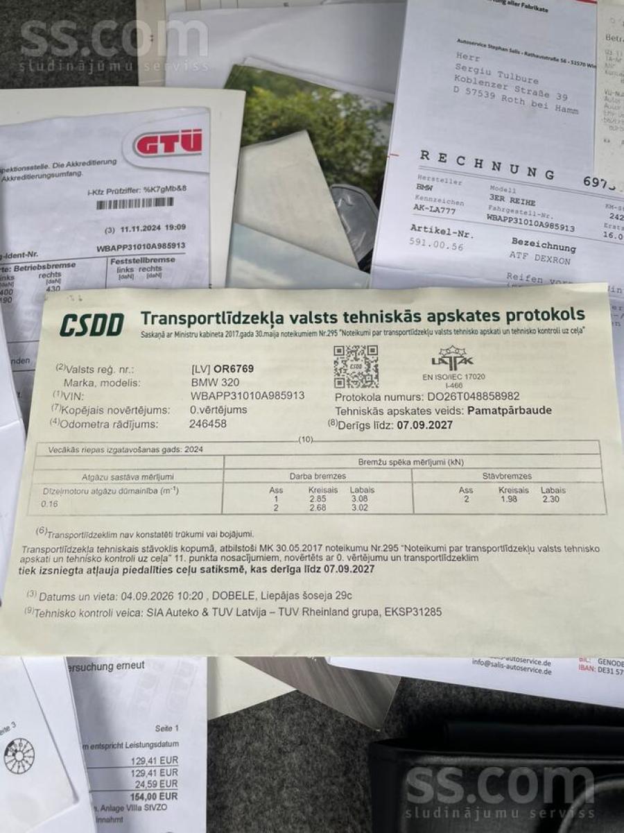 Pelēks BMW 320 2011 Jelgava, ar dzinēja tilpumu 2.00 L un nobraukumu 248 tūkst. km par 6100 €, foto 31 vietnē AUTOMOTO.COM.LV