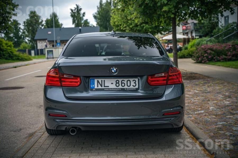 Grey BMW 320 2012 in Riga, with an engine capacity of 2.00 L and mileage of 0 thousand km for 8990 €, photo 5 on AUTOMOTO.COM.LV