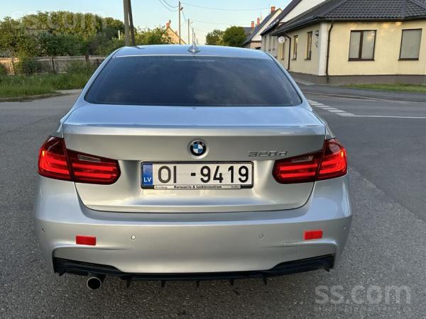Grey BMW 320 2012 in Daugavpils, with an engine capacity of 2.00 L and mileage of 327 thousand km for 6350 €, photo 10 on AUTOMOTO.COM.LV