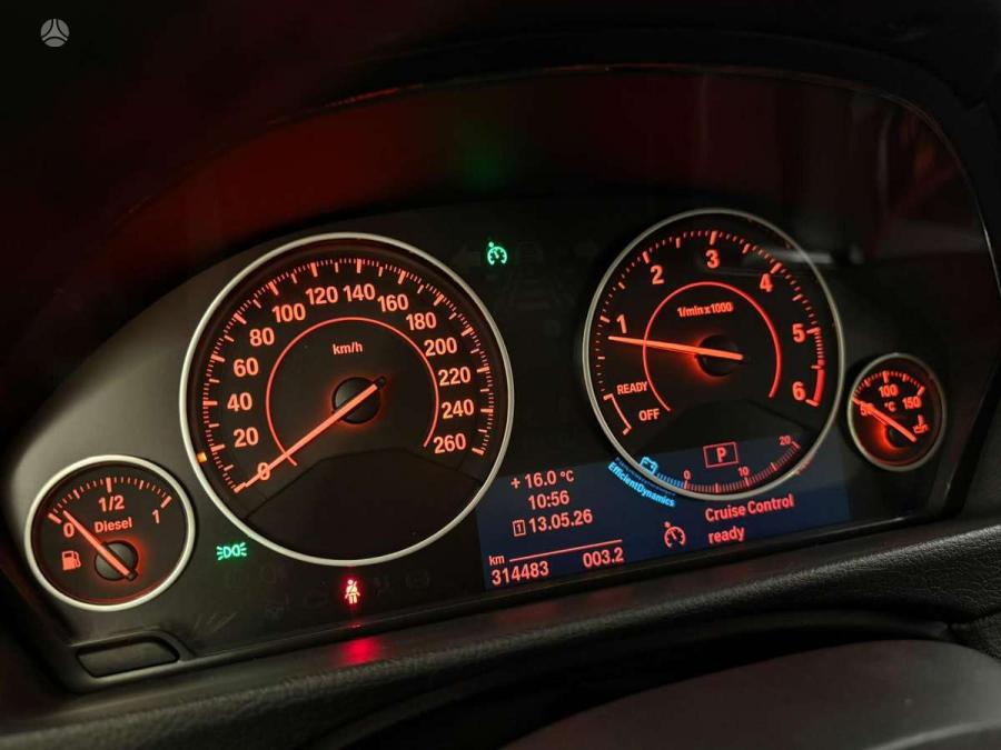 Pelēks BMW 320 2012 Marijampole, ar dzinēja tilpumu 2.00 L un nobraukumu 315 tūkst. km par 9450 €, foto 13 vietnē AUTOMOTO.COM.LV