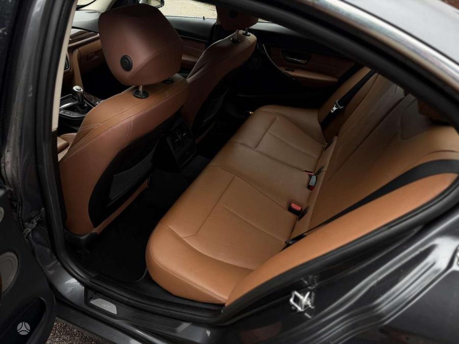 Grey BMW 320 2012 in Rokiskis, with an engine capacity of 2.00 L and mileage of 220 thousand km for 7250 €, photo 34 on AUTOMOTO.COM.LV