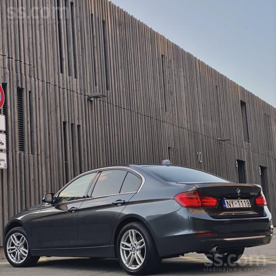 Grey BMW 320 2012 in Jelgava, with an engine capacity of 2.00 L and mileage of 188 thousand km for 11700 €, photo 5 on AUTOMOTO.COM.LV
