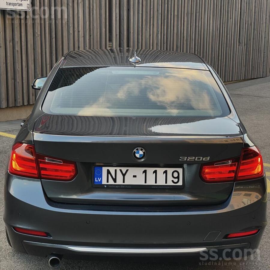 Grey BMW 320 2012 in Jelgava, with an engine capacity of 2.00 L and mileage of 188 thousand km for 11700 €, photo 6 on AUTOMOTO.COM.LV