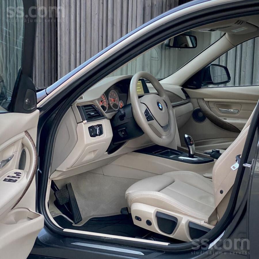 Grey BMW 320 2012 in Jelgava, with an engine capacity of 2.00 L and mileage of 188 thousand km for 11700 €, photo 10 on AUTOMOTO.COM.LV