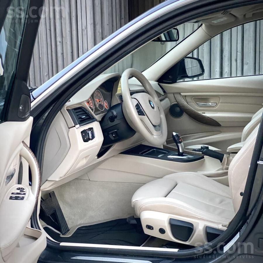 Grey BMW 320 2012 in Jelgava, with an engine capacity of 2.00 L and mileage of 188 thousand km for 11700 €, photo 15 on AUTOMOTO.COM.LV