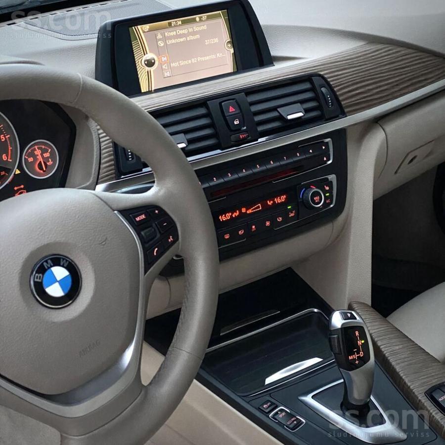 Grey BMW 320 2012 in Jelgava, with an engine capacity of 2.00 L and mileage of 188 thousand km for 11700 €, photo 16 on AUTOMOTO.COM.LV