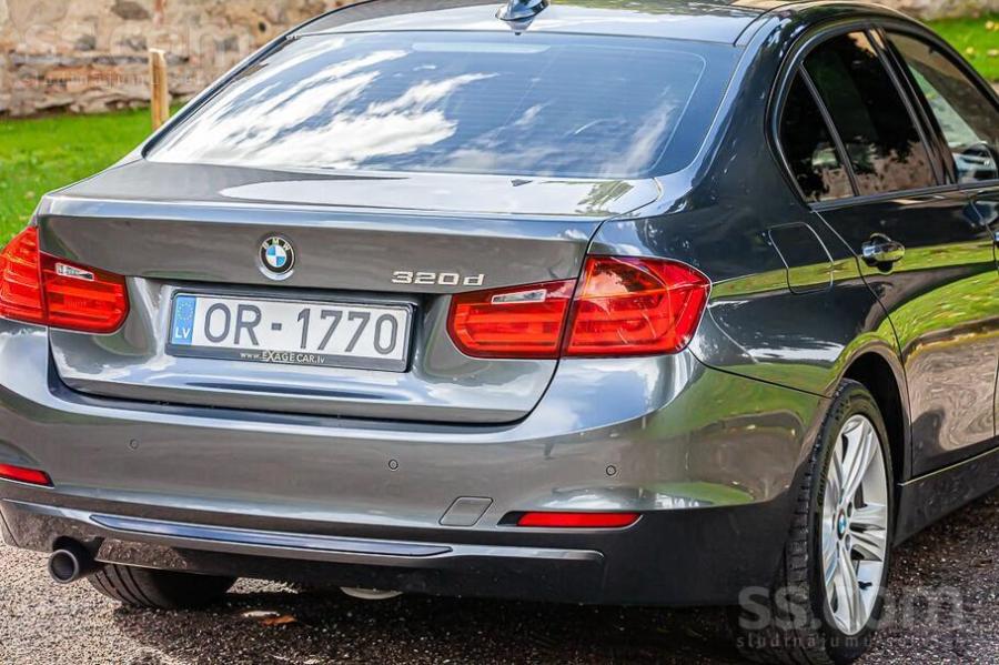 Pelēks BMW 320 2012 Tukums, ar dzinēja tilpumu 2.00 L un nobraukumu 277 tūkst. km par 8999 €, foto 5 vietnē AUTOMOTO.COM.LV