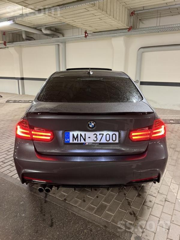 Grey BMW 320 2012 in Riga, with an engine capacity of 2.00 L and mileage of 337 thousand km for 13900 €, photo 9 on AUTOMOTO.COM.LV