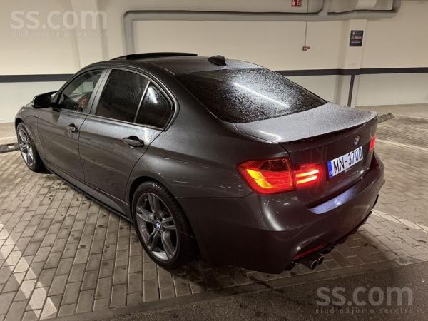 Grey BMW 320 2012 in Riga, with an engine capacity of 2.00 L and mileage of 337 thousand km for 13900 €, photo 10 on AUTOMOTO.COM.LV