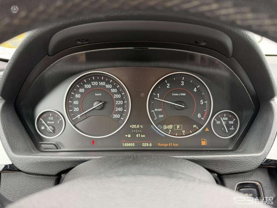 Grey BMW 320 2013 in Taurage, with an engine capacity of 2.00 L and mileage of 149 thousand km for 9990 €, photo 20 on AUTOMOTO.COM.LV